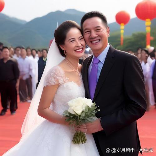 杨钰莹一家三口的相片截图