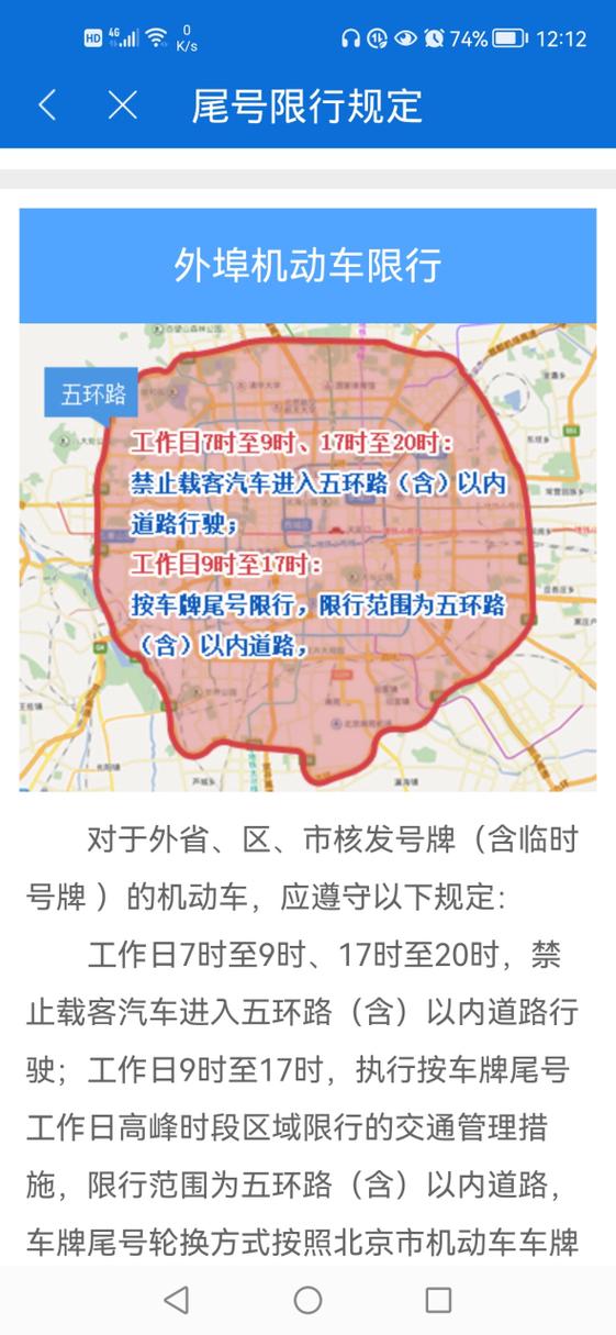 北京限行区域地图图标