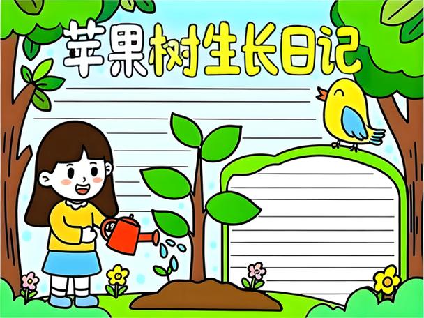 小树的成长过程的日记图标