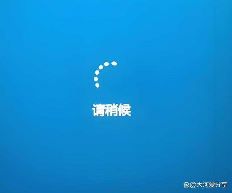 电脑在桌面点击右键转圈圈图标