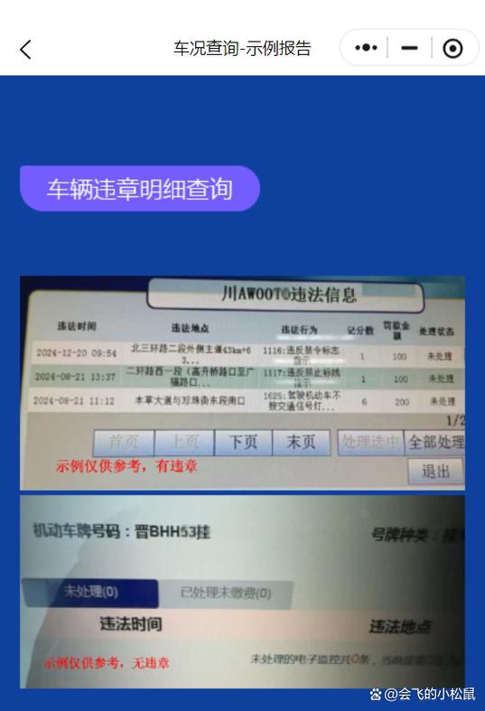 车辆不在自己名下怎么查违章截图