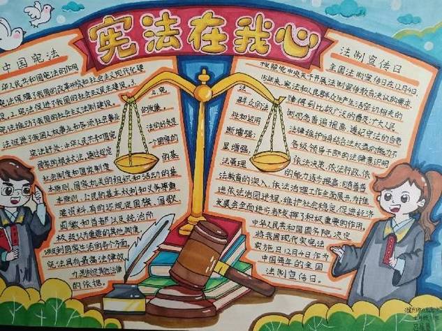 4～6年级法制手抄报