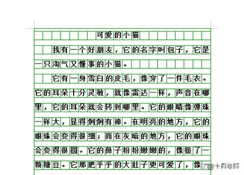 我的小猫作文400字左右五年级图标
