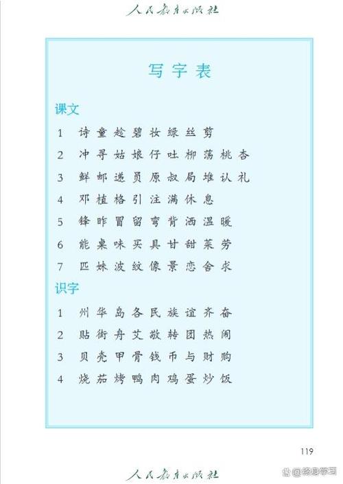 二年级语文人教版图标