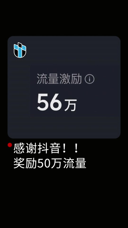抖音流量消耗异常图标