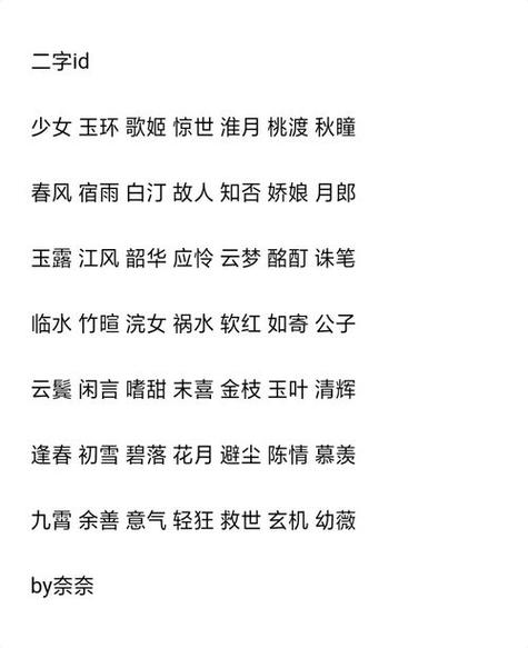 高贵的二字id图标