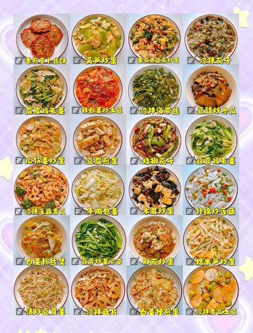 50款素菜菜谱图标
