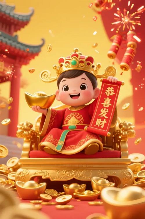 财神小童子正版图标