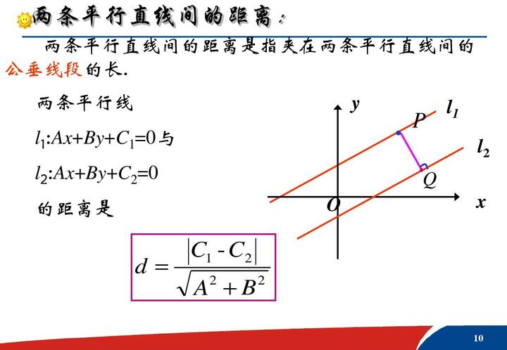 空间点到平面距离公式图标