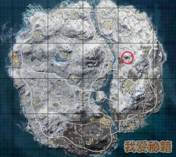和平精英山洞在哪里雪地图标