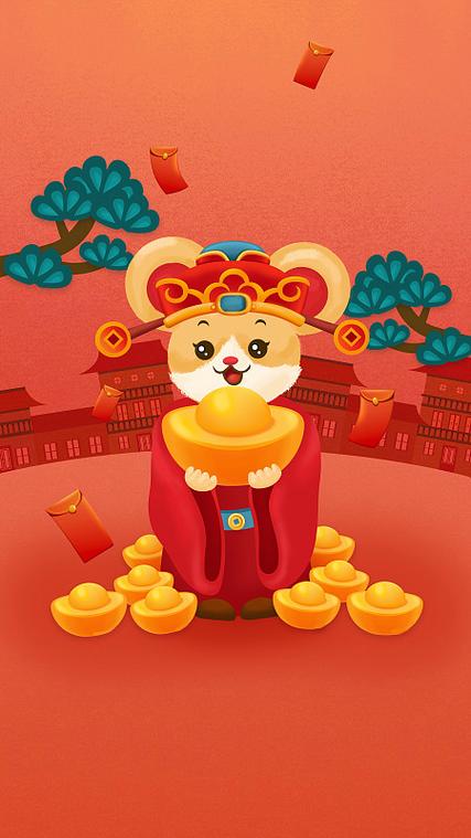 鼠年大赚的图片图标