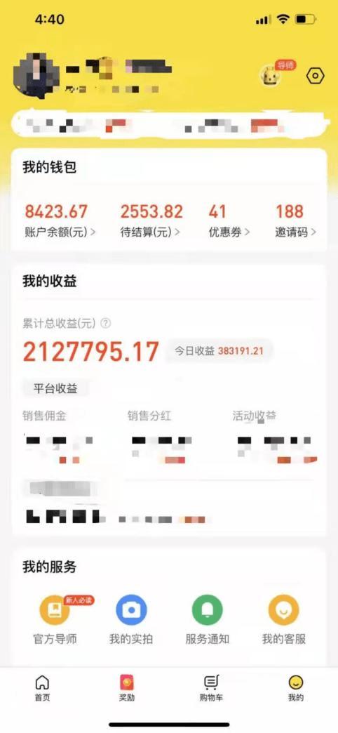 蜂享家店主每月能赚多少图标