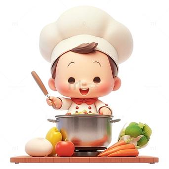 烹饪小厨师图标