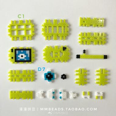 拼豆豆图纸 立体图标