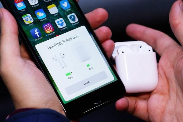 苹果耳机airpods 连接手机图标