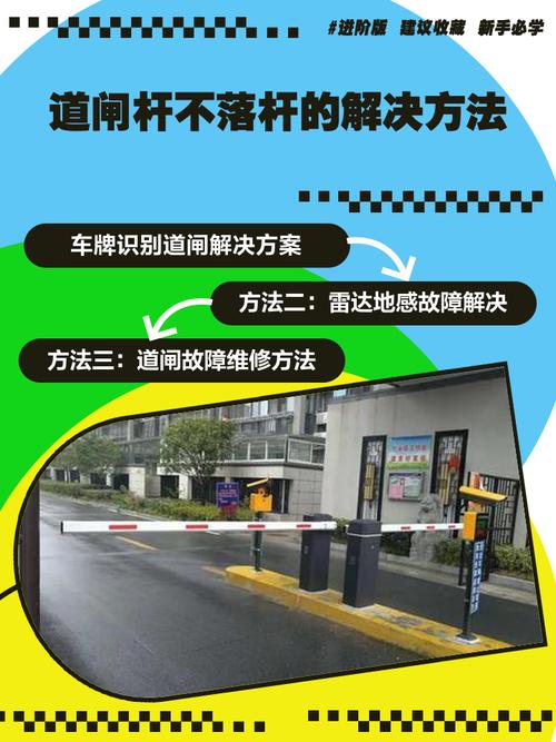 道闸杆怎么设置不落杆图标