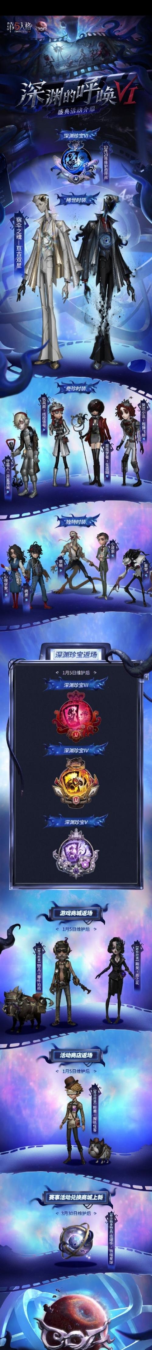 第五人格深渊珍宝5什么时候开放截图