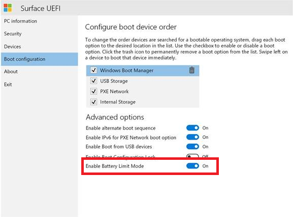 surface uefi设置图标