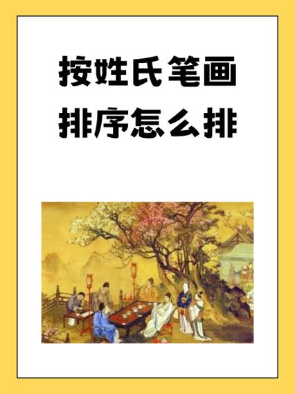 姓氏笔画顺序排序原则图标