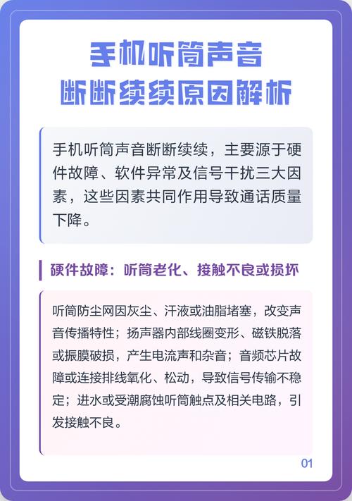 手机接电话时声音断断续续图标