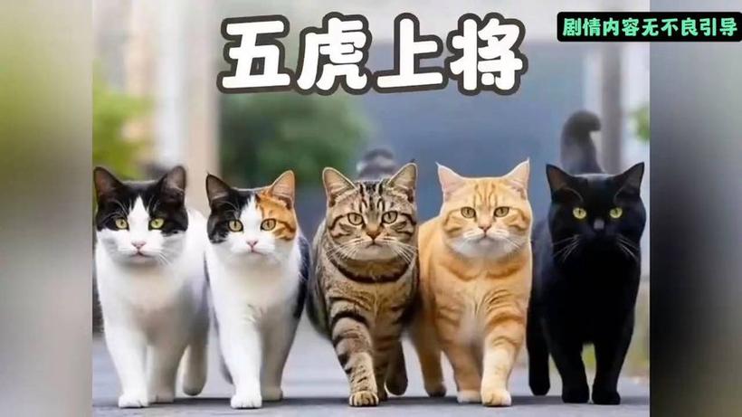 五虎将是哪五个动物图标
