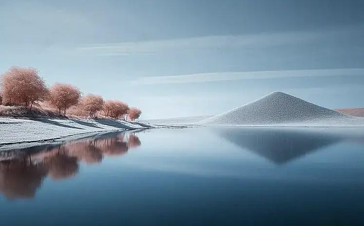 三维山水全景地图高清图标