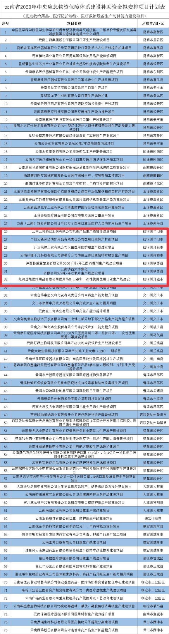 国家扶持项目有哪些图标