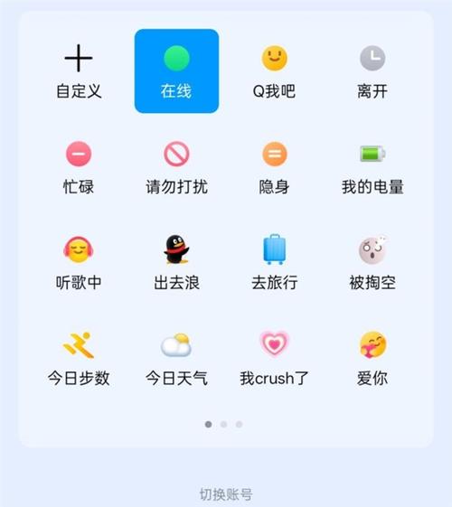 手机qq一直显示4g在线是什么状态图标