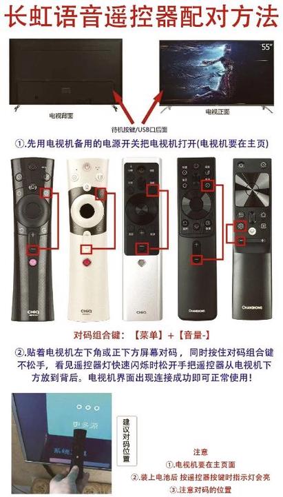 长虹电视如何配对遥控器图标