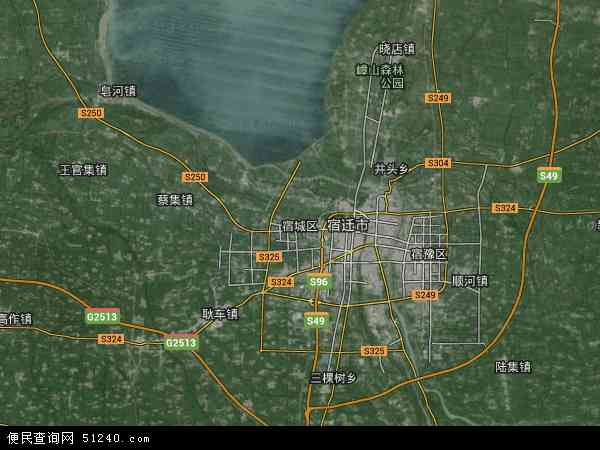 宿迁市区地图图标
