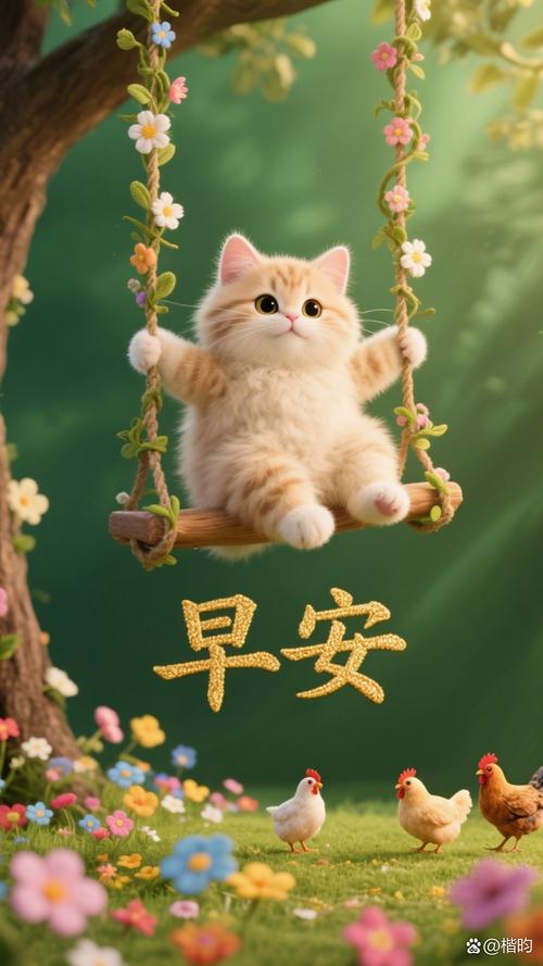 喵喵早安APP广告图标