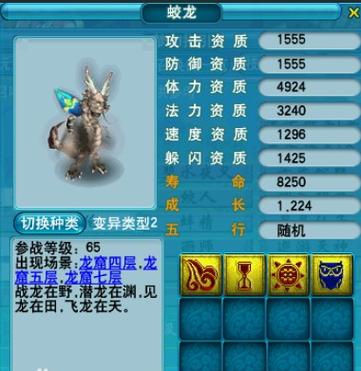 所有的变异召唤兽一览截图