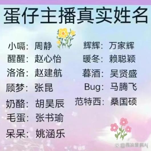 主播起名字起什么好截图