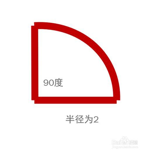 90度扇形旋转轨迹图解图标