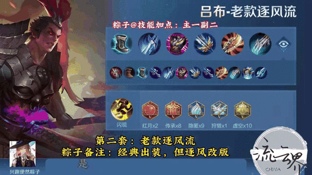 国服第一吕布最强铭文和出装图标