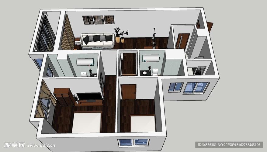 模拟房屋设计3d图标