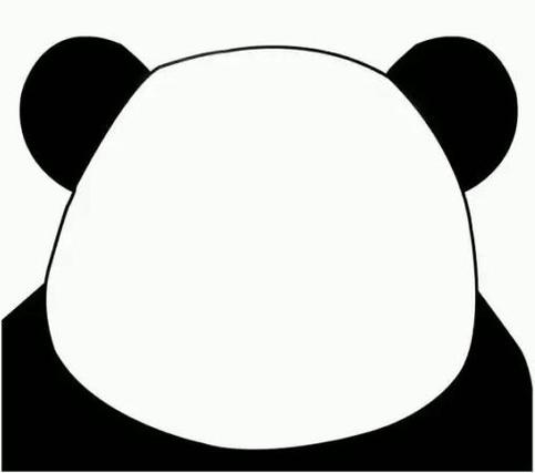 熊猫空白表情包图标
