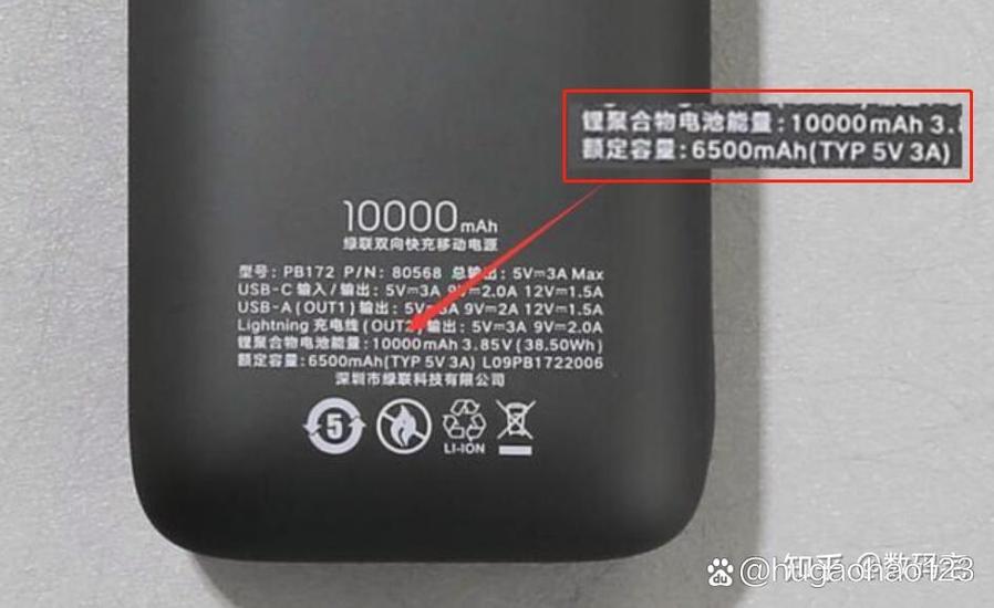 额定容量和电池容量有什么区别图标