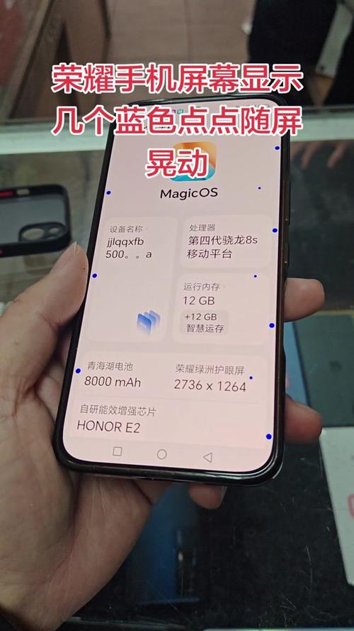 屏幕出现蓝点截图