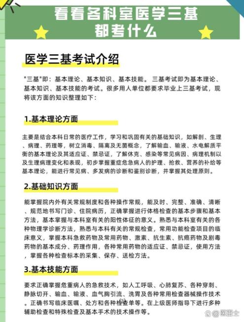 医学三基考试干嘛的截图