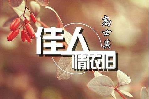 佳人依旧上一句是什么