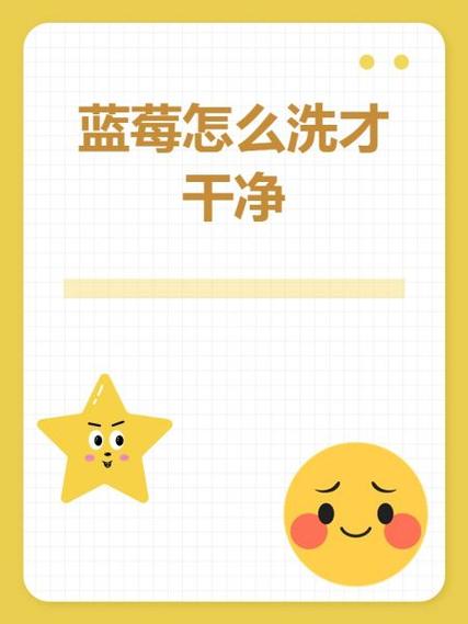 蓝莓怎么洗才干净图标