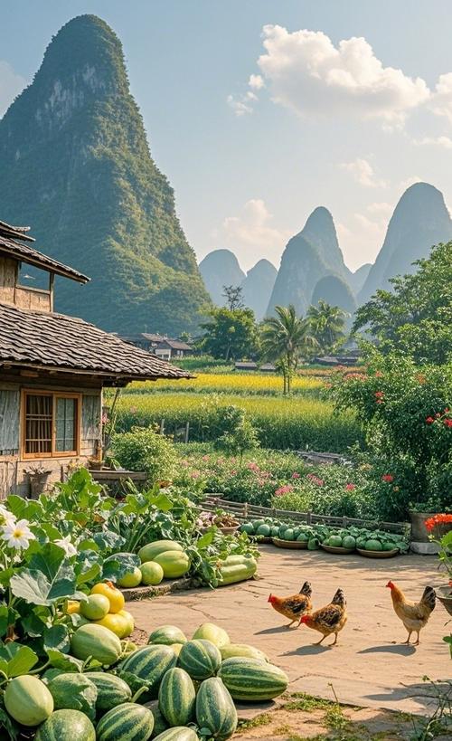 农家小院图标