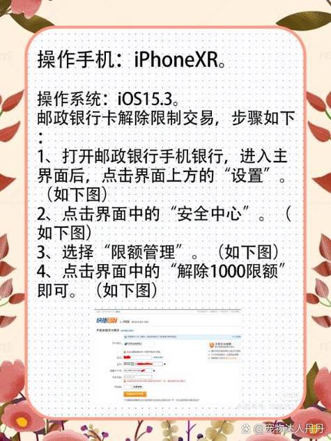 邮政卡限额解除最快方法图标