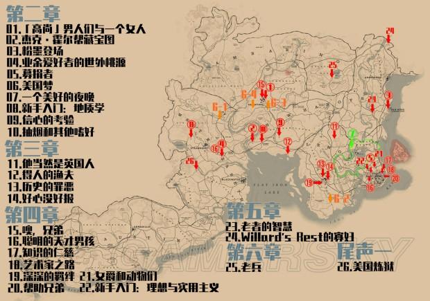 荒野大镖客2支线任务多少个截图