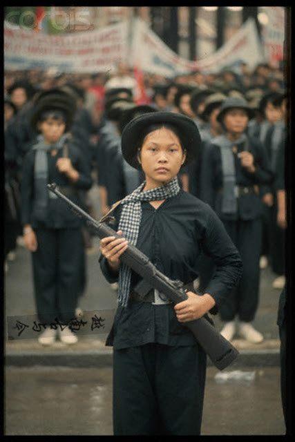 越南战争越南女兵图标