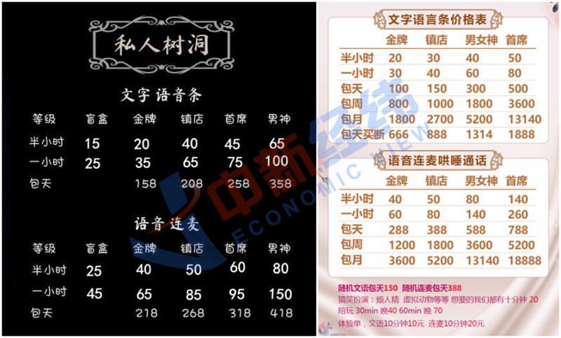 虚拟恋人价格表