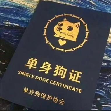 单身狗证图片图标