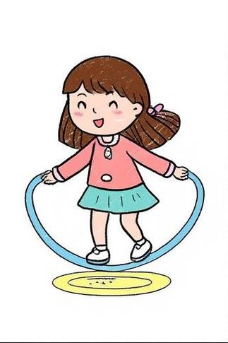 跳绳子打三个数字图标