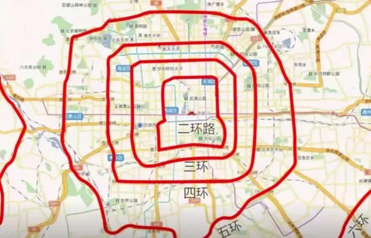 自驾游去北京车停几环图标